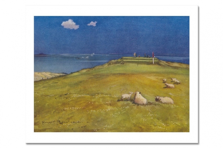 Harry Rountree - Evalu18 - Watercolours - Golf Courses British Isles